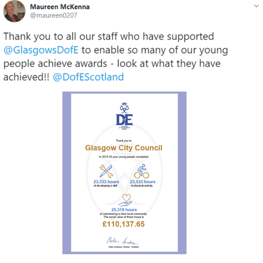 Social Value Certificates: recognising the impact of The DofE - The ...