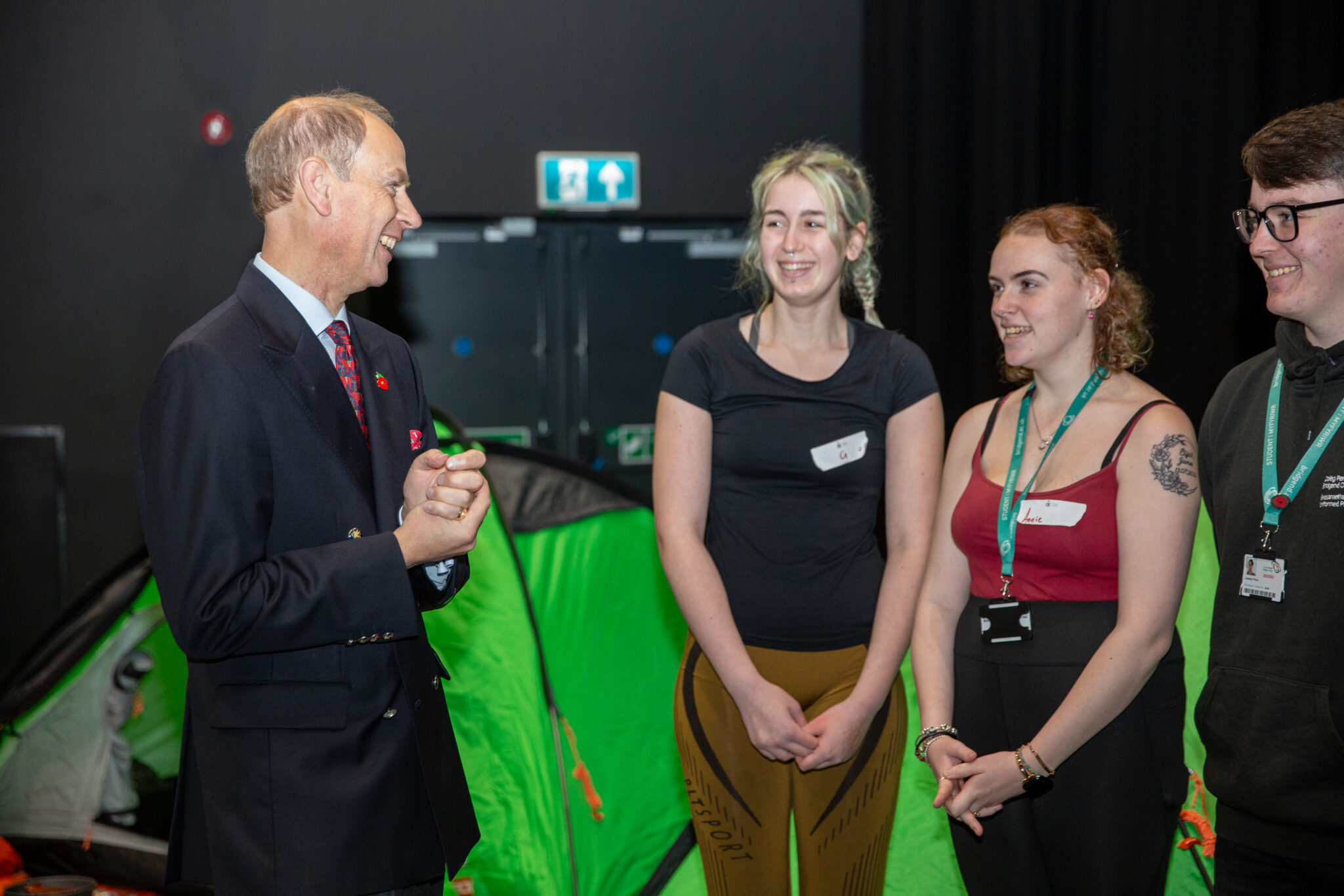 HRH The Earl of Wessex joins college students from across South East ...