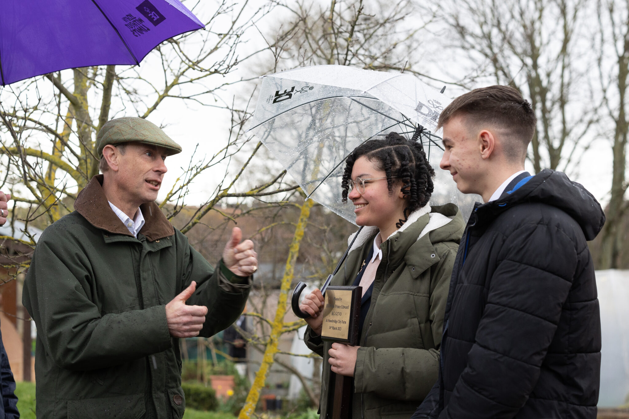 The Duke of Edinburgh meets young people in the East Midlands making a ...